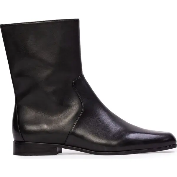 BLACK SUEDE STUDIO Aries Boot - Black Leather