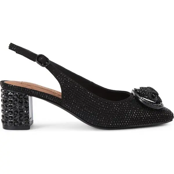 Kurt Geiger Chelsea Eagle Slingback Pump - Black