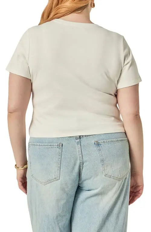 English Factory Olive Beaded Baby Tee