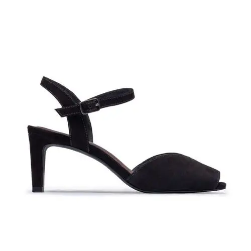 Bernardo Hartley Mid Heel Sandal - Black