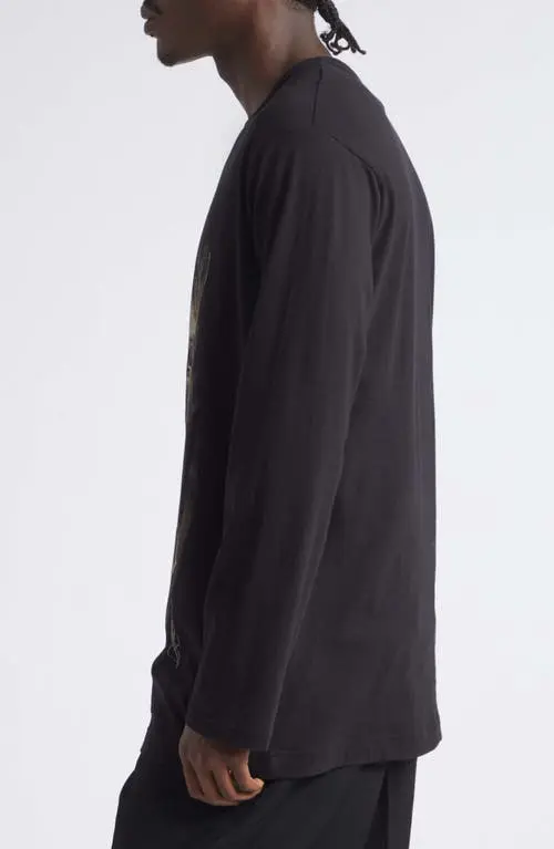 Yohji Yamamoto Long Sleeve Graphic T-shirt