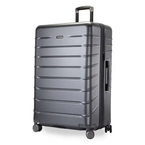RICARDO BEVERLY HILLS Santa Rosa Hardside Expandable 2 Piece Set 20" Front Access Carry On & 28" Checked Spinner - Graphite