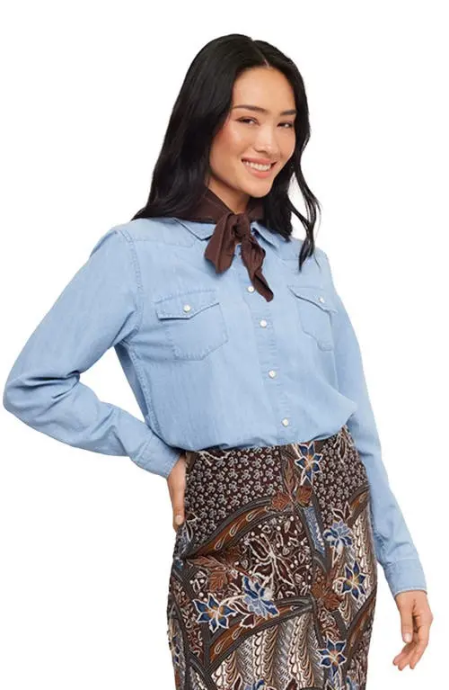 Karen Kane Western Button-up Shirt