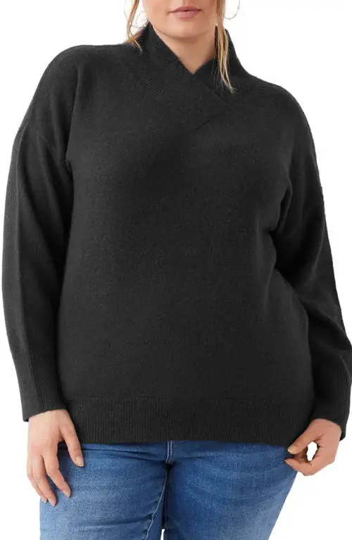 Karen Kane Shawl Collar Sweater - Black