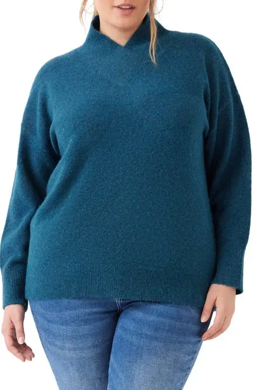 Karen Kane Shawl Collar Sweater - Teal