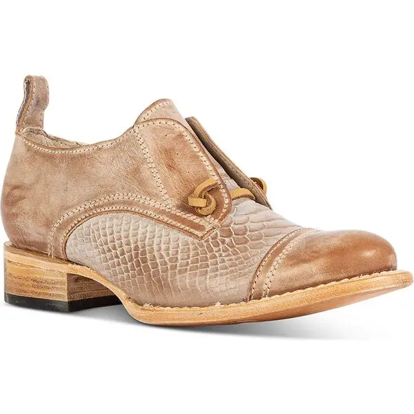 FREEBIRD Mabel Leather Shoe - Taupe Multi
