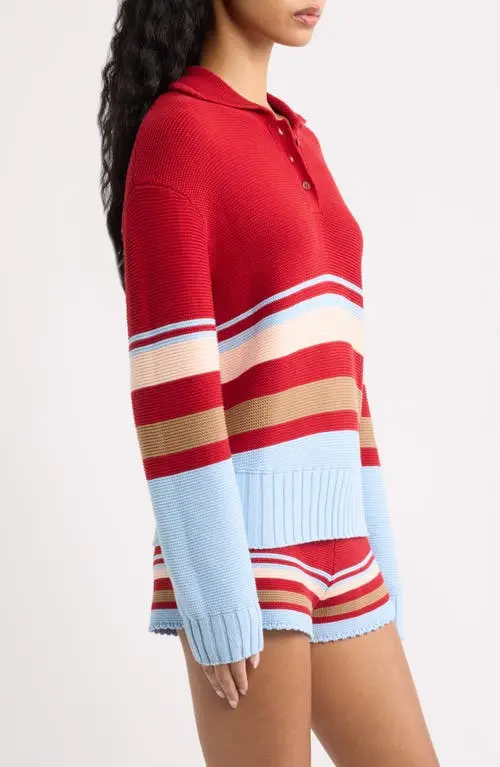 Solid & Striped The Cleo Striped Cotton Sweater