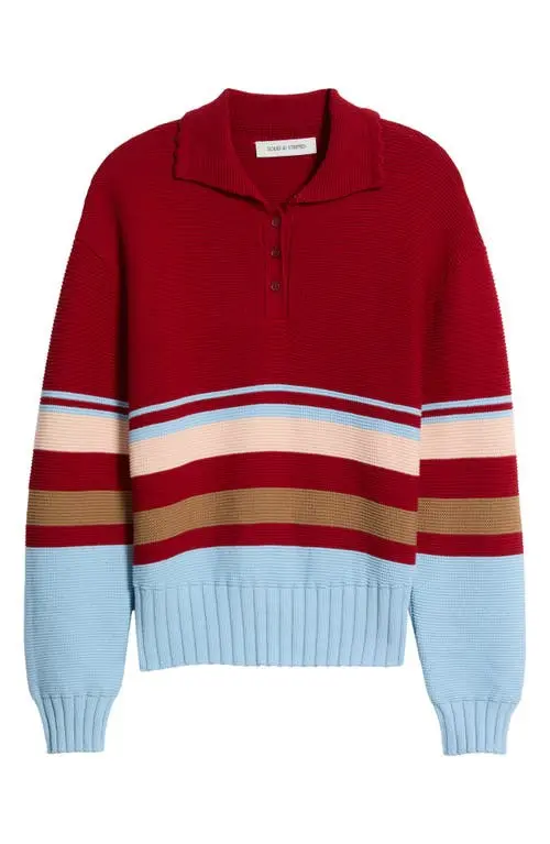 Solid & Striped The Cleo Striped Cotton Sweater