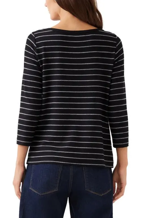 Karen Kane D Boatneck Top With Front Tie