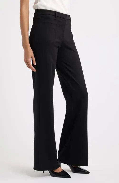 Kobi Halperin Reese High Waist Wide Leg Pants - Black
