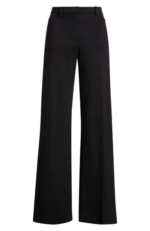 Kobi Halperin Reese High Waist Wide Leg Pants - Black