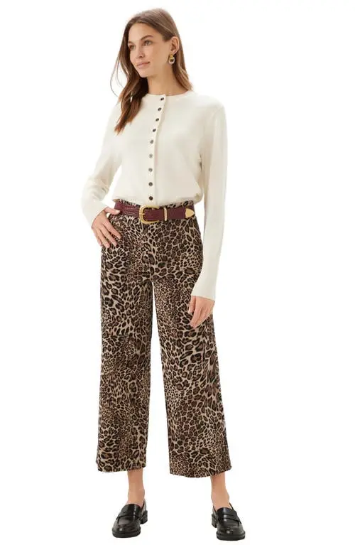 Karen Kane Crop Wide Leg Corduroy Pants