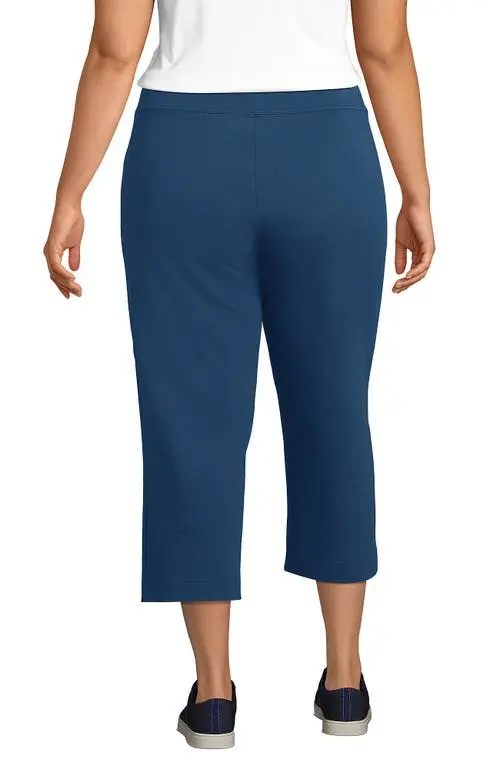LANDS' END Starfish Mid Rise Pull On Crop Pants