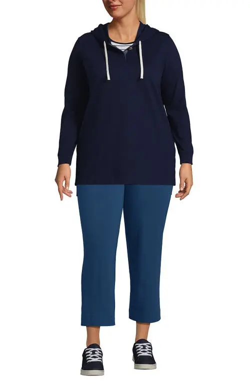 LANDS' END Starfish Mid Rise Pull On Crop Pants