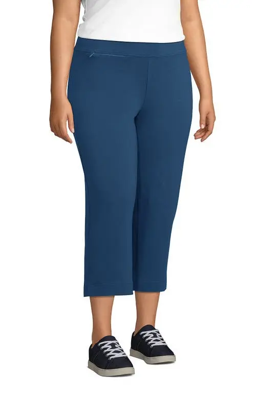 LANDS' END Starfish Mid Rise Pull On Crop Pants
