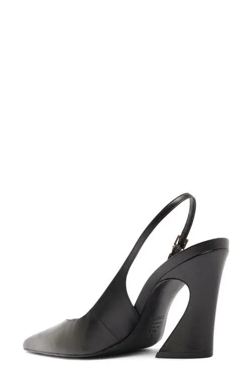 Schutz Lexi Leather Slingback Pump - Black