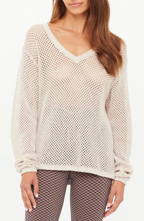 The Upside Josephine Organic Cotton Mesh Sweater