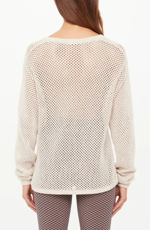 The Upside Josephine Organic Cotton Mesh Sweater