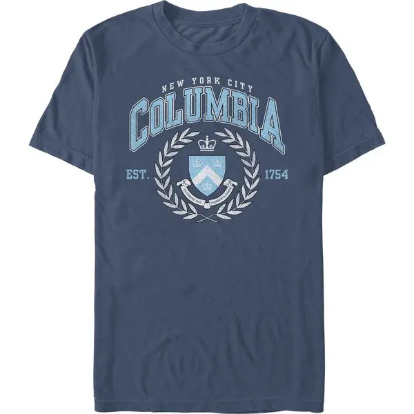 COLUMBIA UNIVERSITY Est. 1754 University Crest Short Sleeve Graphic T-shirt