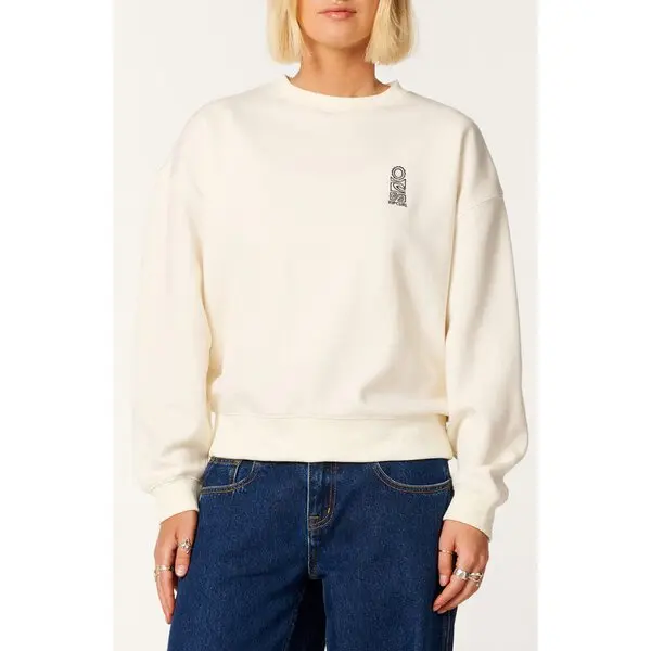 Rip Curl S-series Vaporcool Graphic Sweatshirt - Bone
