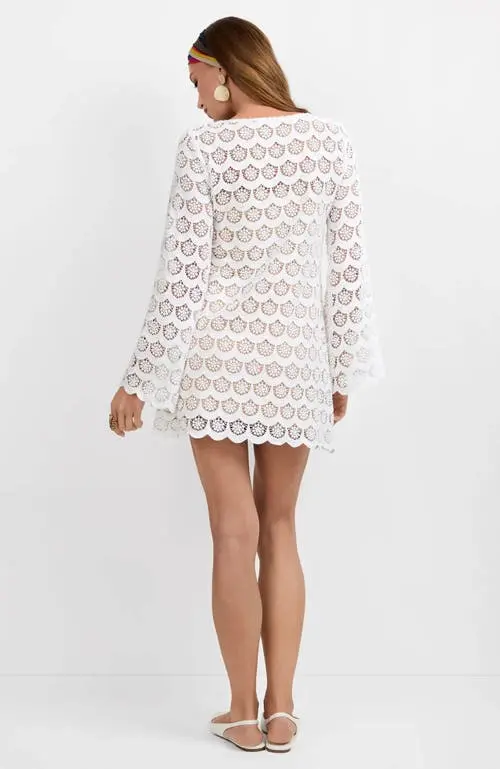 Trina Turk Singles Crochet Lace Mini Dress
