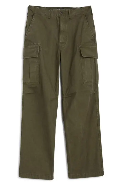 Madewell Straight Leg Cotton Cargo Pants