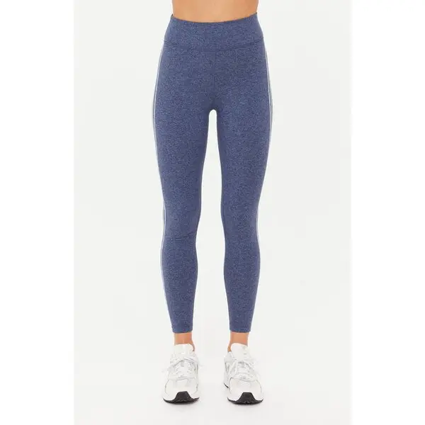 The Upside Bowery Performance Midi Leggings - Blue