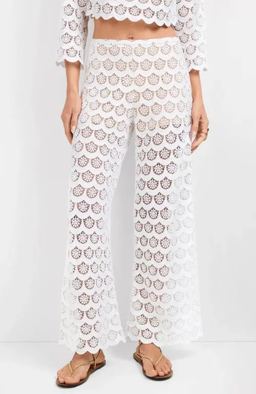 Trina Turk Dzo Dzo Crochet Lace Pant