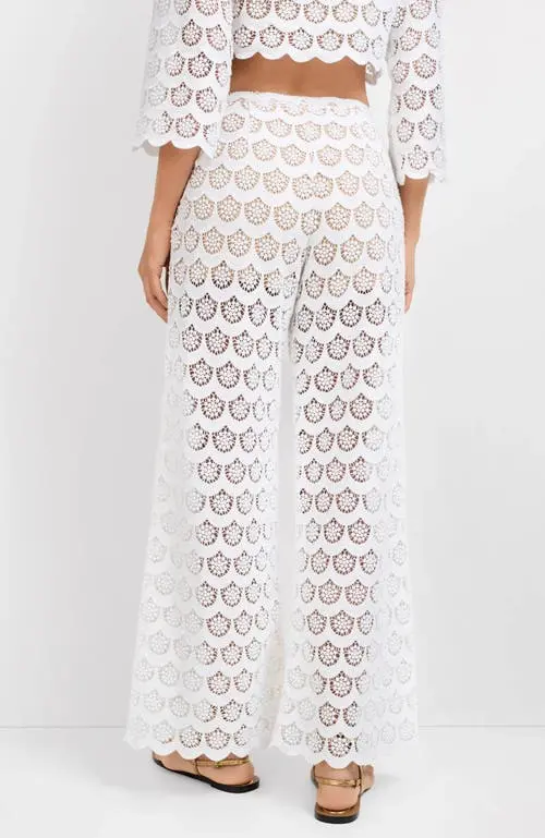 Trina Turk Dzo Dzo Crochet Lace Pant