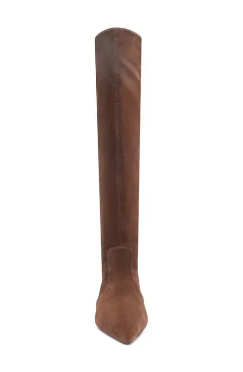 Schutz Lexi Slouch Leather Boot - Brown