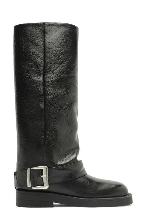 Schutz Patrice Up Leather Tall Boot
