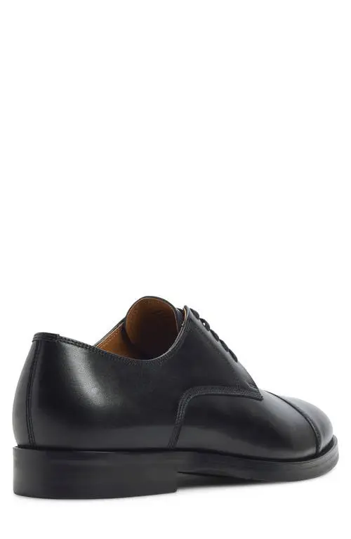Brooks Brothers Clarkson Leather Cap Toe Derby - Black