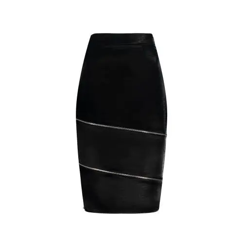 UCHÈ Spiral Zipper Skirt