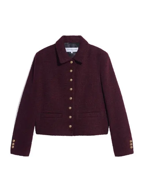 Gerard Darel Cropped Long Sleeve Jacket