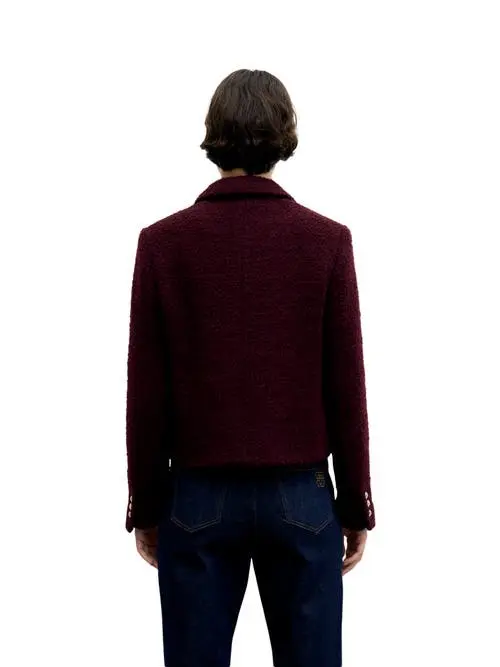 Gerard Darel Cropped Long Sleeve Jacket