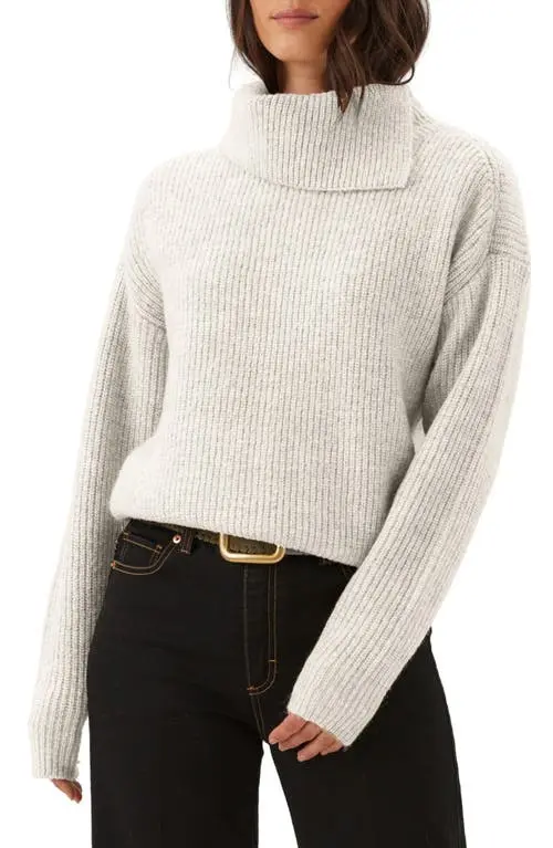 Karen Kane Split Neck Sweater - Ecru