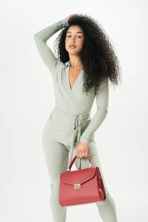 LUIS STEVEN Maxine Top Handle - Red