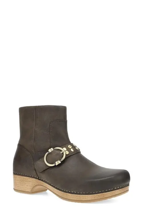 Dansko Baylin Leather Bootie - Mushroom