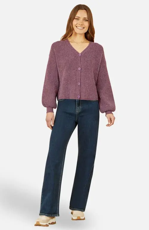 YUMI Marl Knit Cardigan