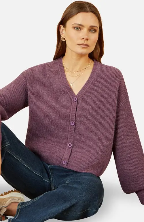 YUMI Marl Knit Cardigan