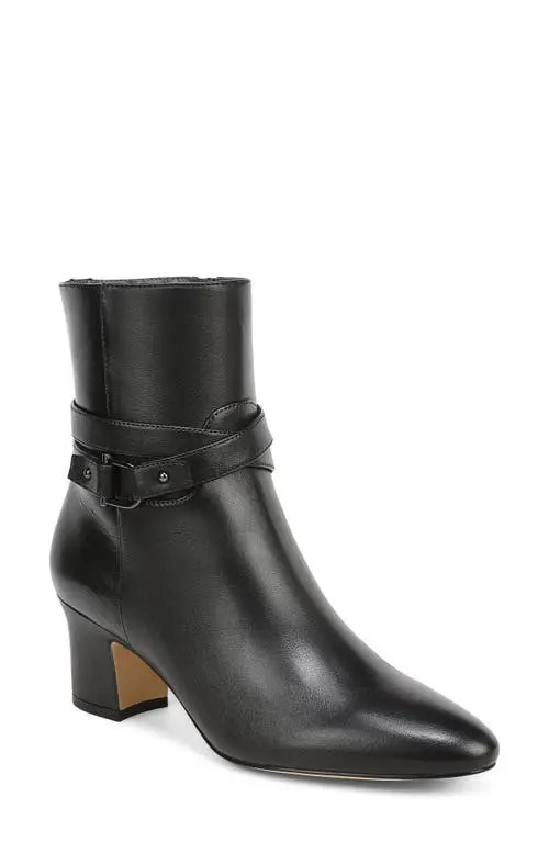 Franco Sarto Caden Leather Bootie - Black Leather