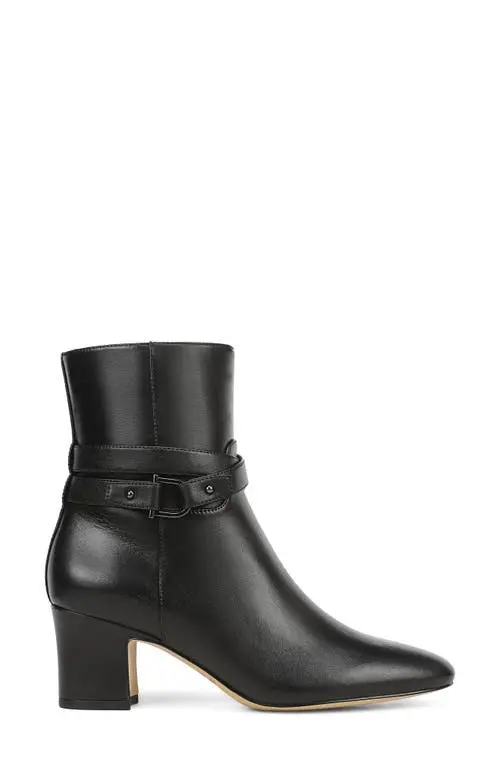 Franco Sarto Caden Leather Bootie - Black Leather