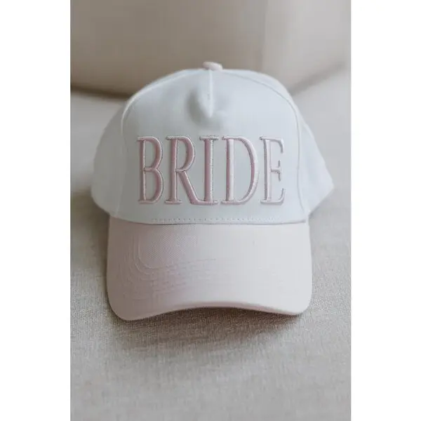 UNTAMED PETALS Bride Embroidered Hat - Pink