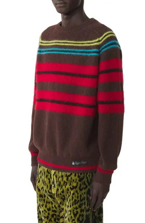 LANVIN Striped Sweater In Wool And Cashmere
