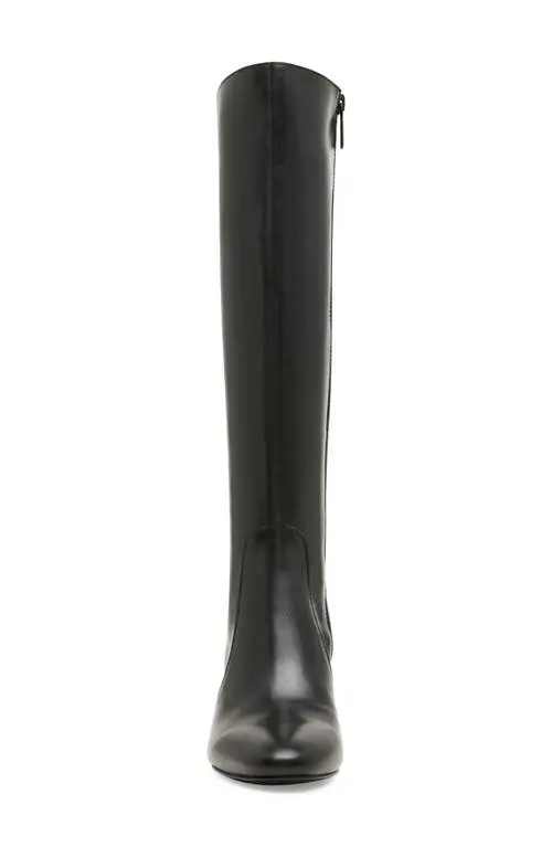 Blondo Mindy Knee High Leather Boot - Black Leather