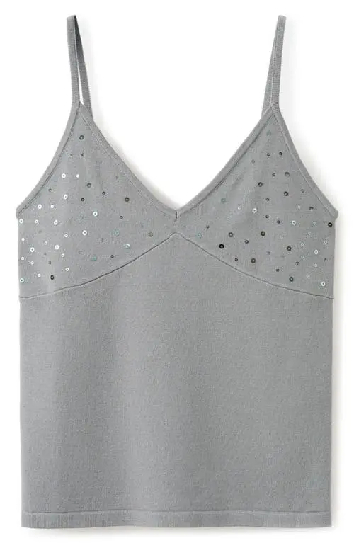Mango Sequin Knit Camisole