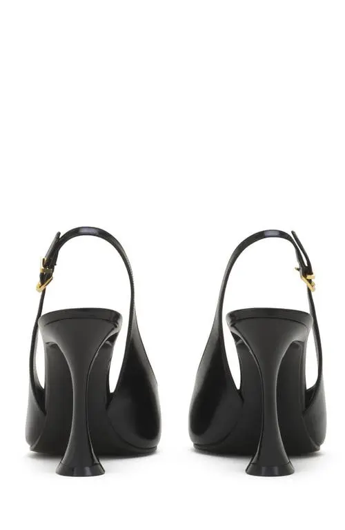 LANVIN Serenade Slingback In Leather