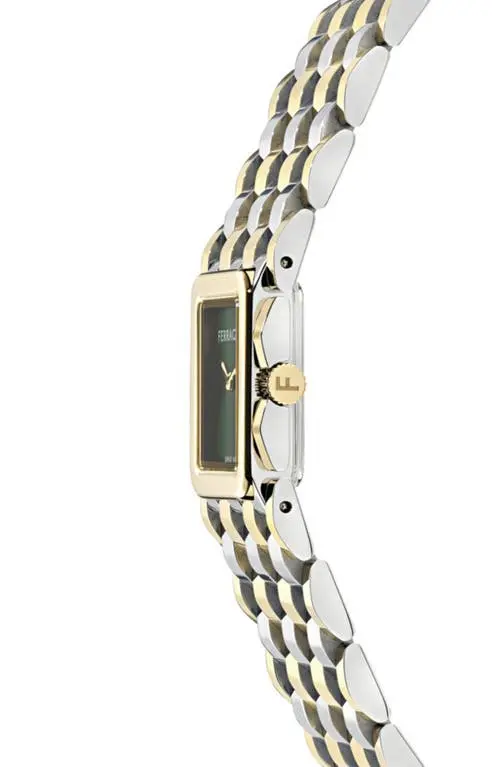 FERRAGAMO Mancette Two-tone Bracelet Watch