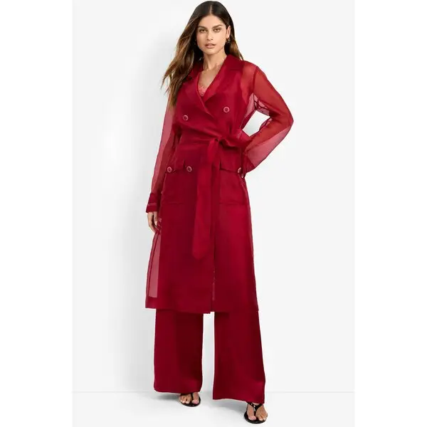 Trina Turk Angelico Trench - Barolo