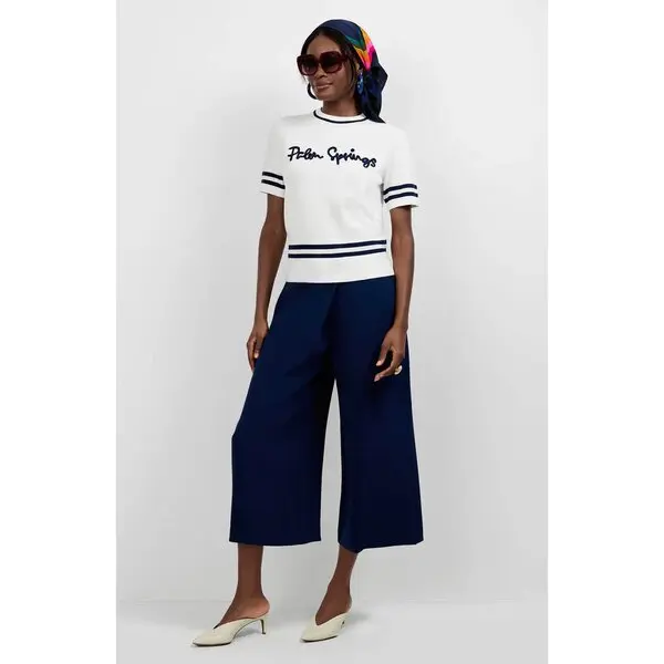 Trina Turk Conchetta Wide-leg Pant - Ink